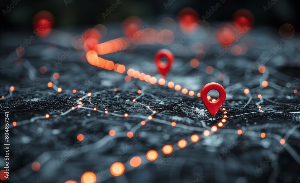 Location Pin Evolution- A timeline depicting the evolution of location technology. Start with a ...