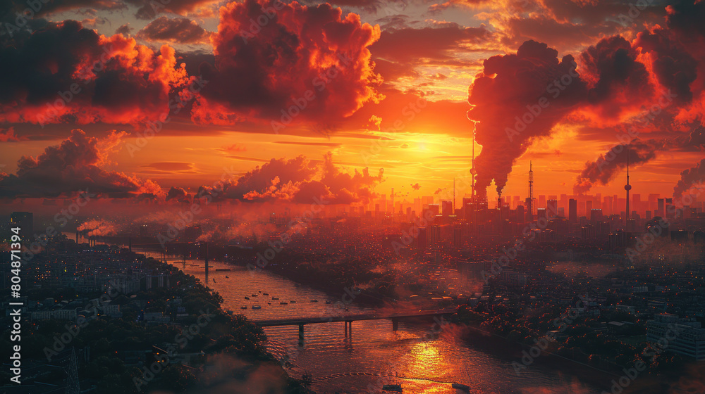 Human activities, such as burning fossil fuels and deforestation, are ...