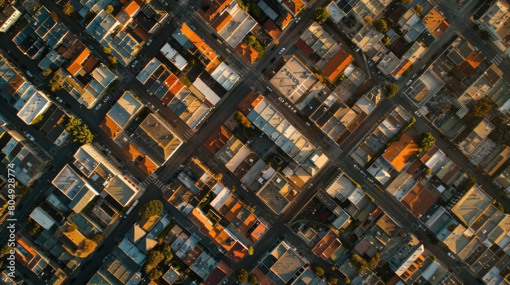 Detailed top-view aerial images showcasing the layout and structure of ...