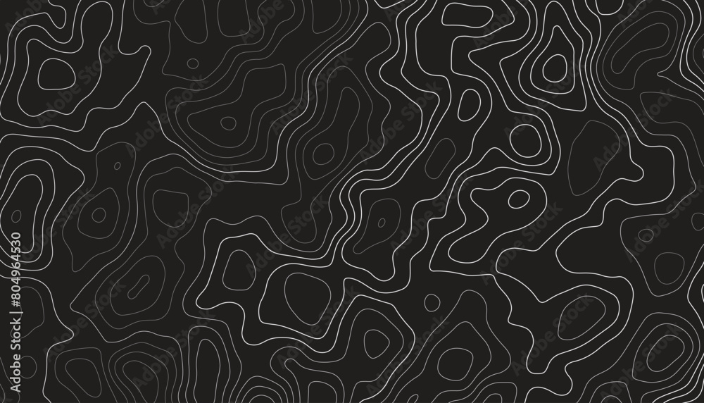 abstract pattern with lines. background of the topographic map ...