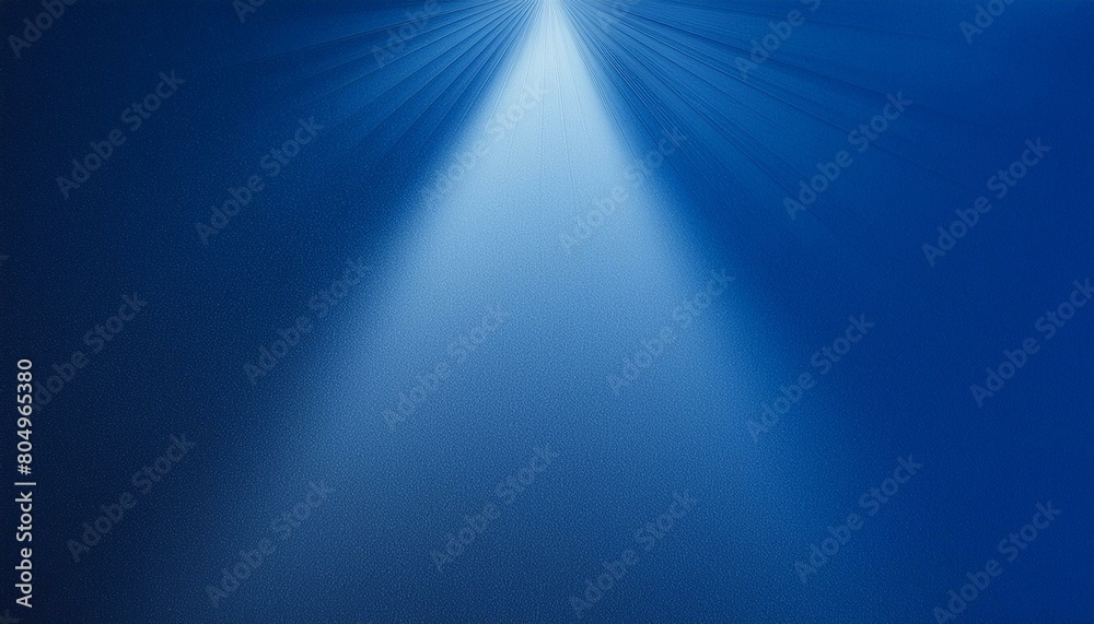 Light blue ray dark blue background grainy gradient noise texture ...