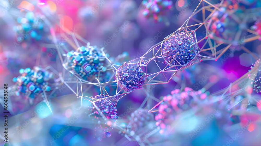 Complex Interconnected Structure Depicting a TGN (Trans-Golgi Network ...