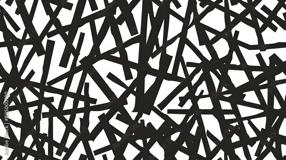 solid black lines on white background, seamless pattern, pattern for ...