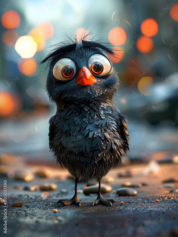 bird, 3D illustration, digital art, avian, bird anatomy, bird species ...