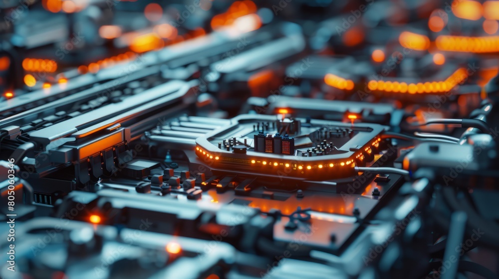 Mass production assembly line of electric vehicle battery cells close ...