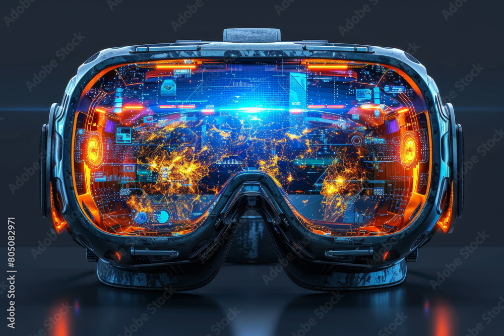 Virtual reality headset display with vivid and immersive graphics ...
