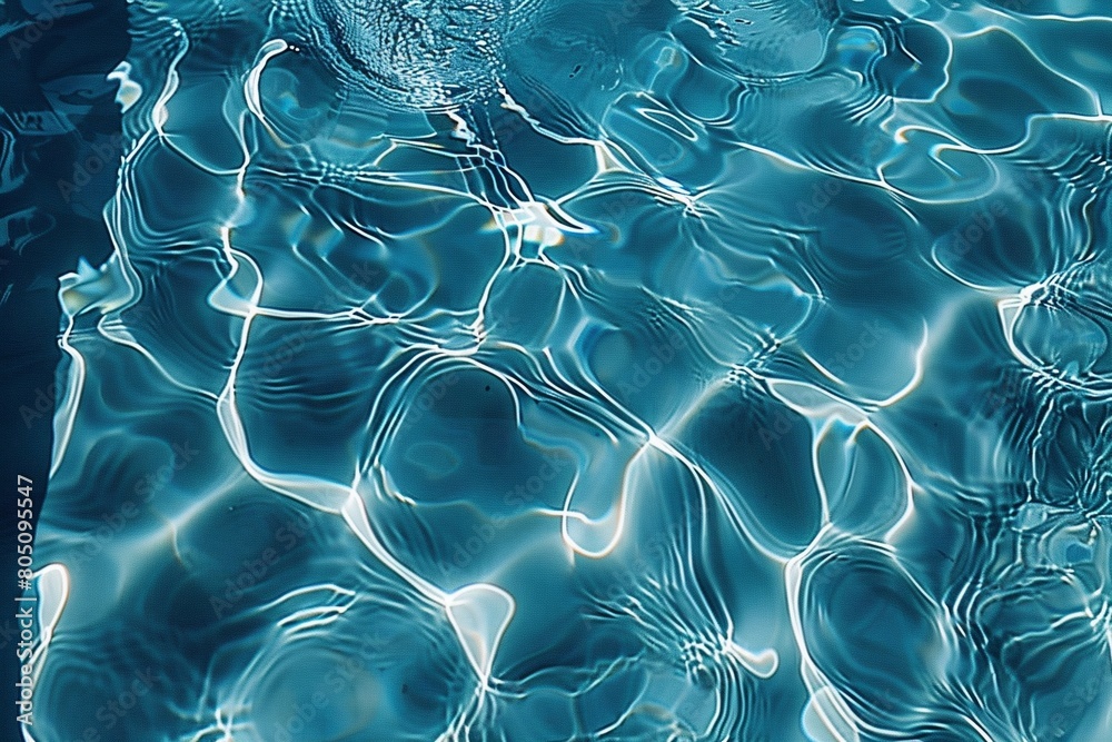 photrealistic of swimming pool water surface. water texture backgrounds ...