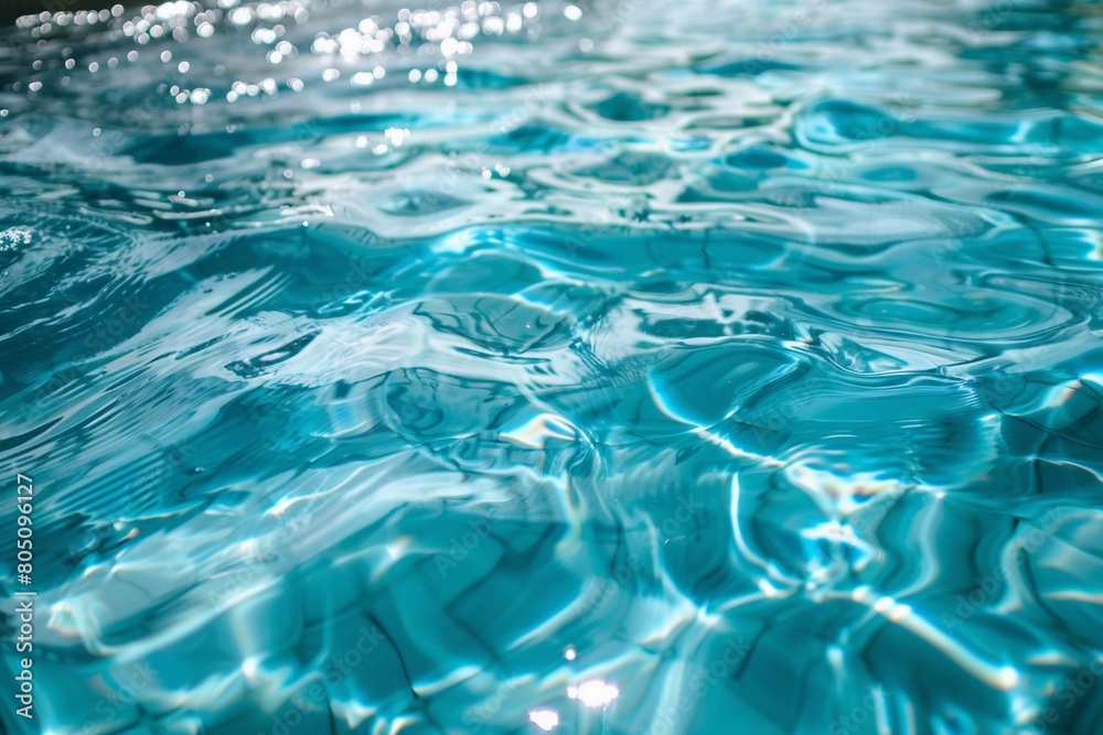 photrealistic of swimming pool water surface. water texture backgrounds ...