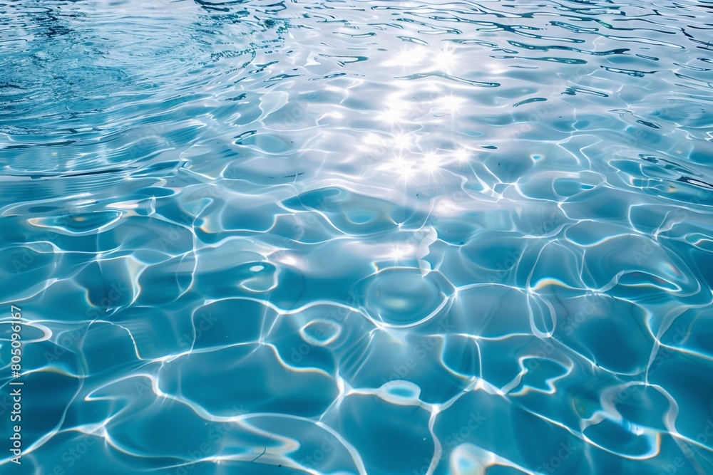 photrealistic of swimming pool water surface. water texture backgrounds ...