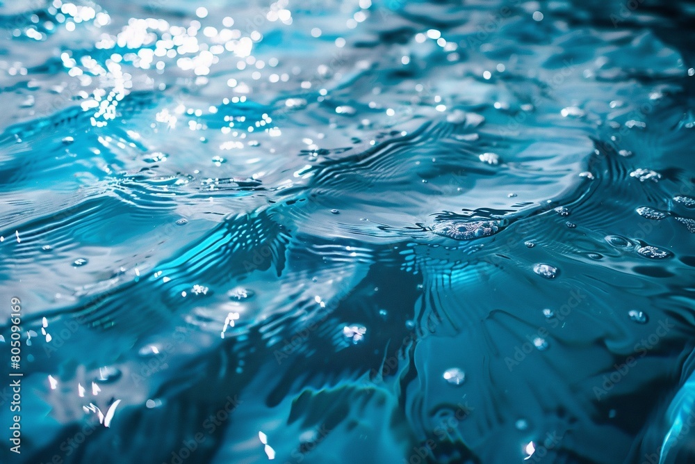 photrealistic of swimming pool water surface. water texture backgrounds ...