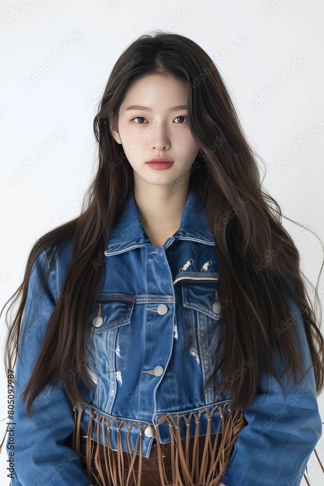 Country Western Style: Full face no crop of a Pretty Young Korean Super ...