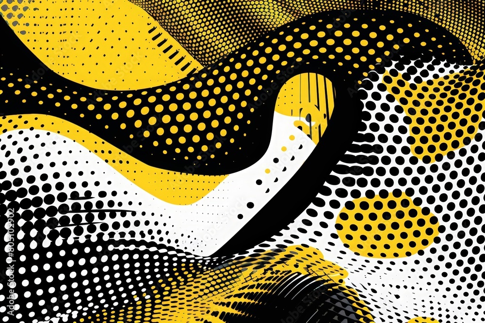 Abstract pattern using two-point, line, and plane basic elements ...