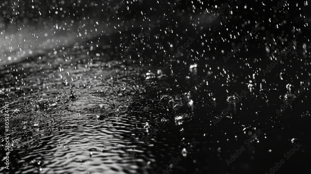 PNG rain effect overlay, transparent background. hyper realistic Stock ...