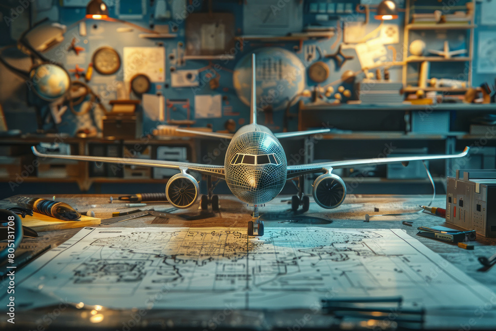 Immerse yourself in the world of aviation with stunning 3D airplane ...