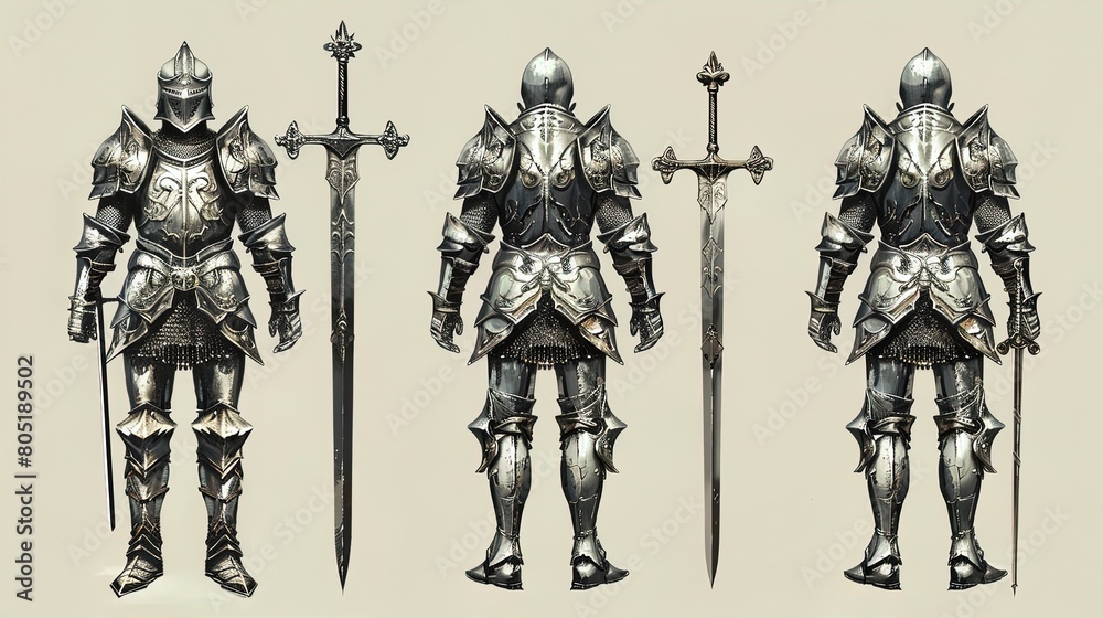 Step into a winter wonderland of warfare with this ice-clad knight ...