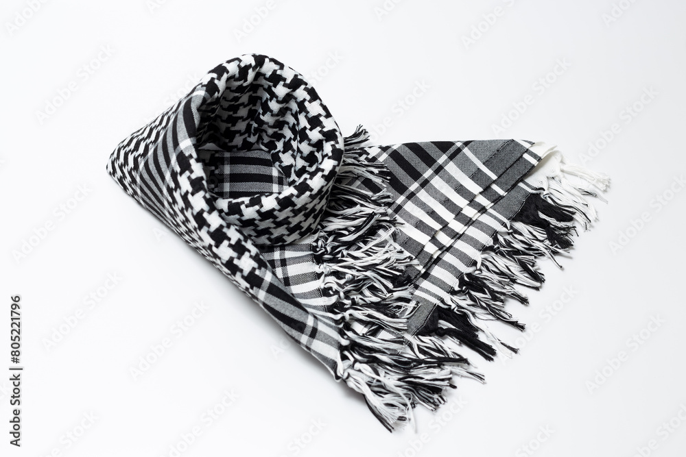 Keffiyeh, hijab, kandura, kufiyah or pushi, head covering commonly used ...