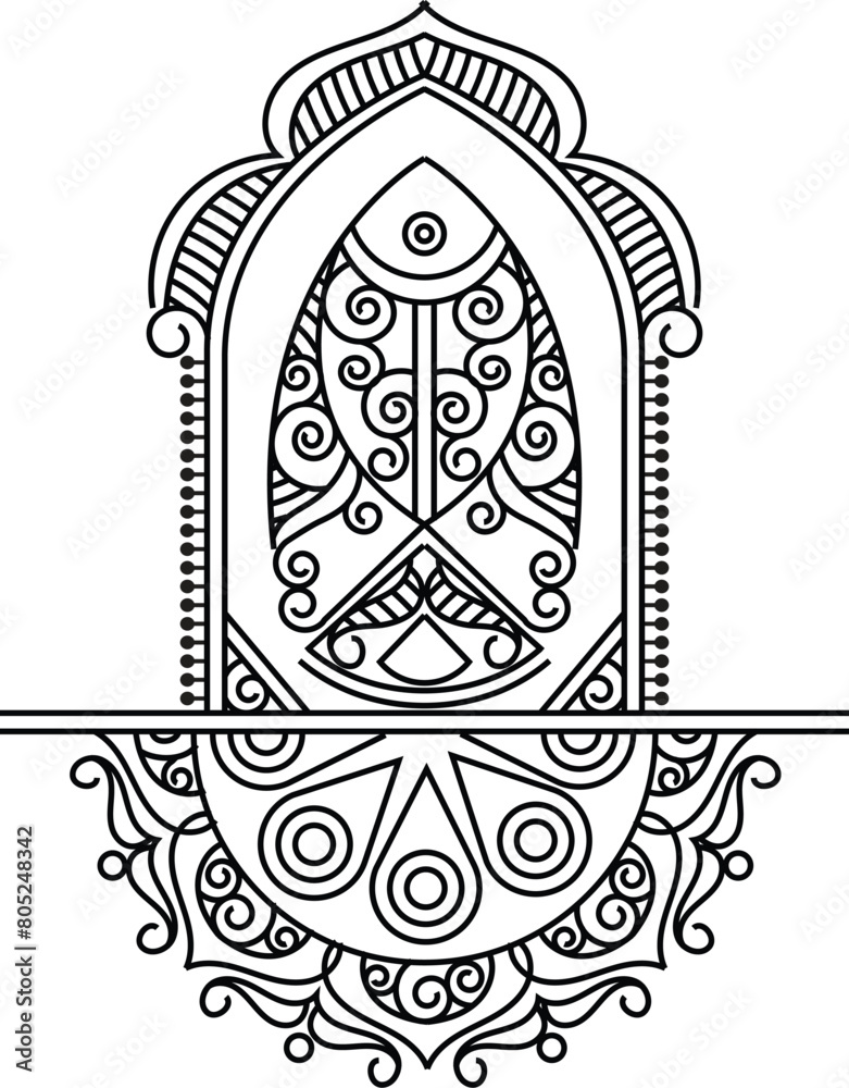 Indian Traditional and Cultural Rangoli, Alpona, Kolam, or Paisley ...