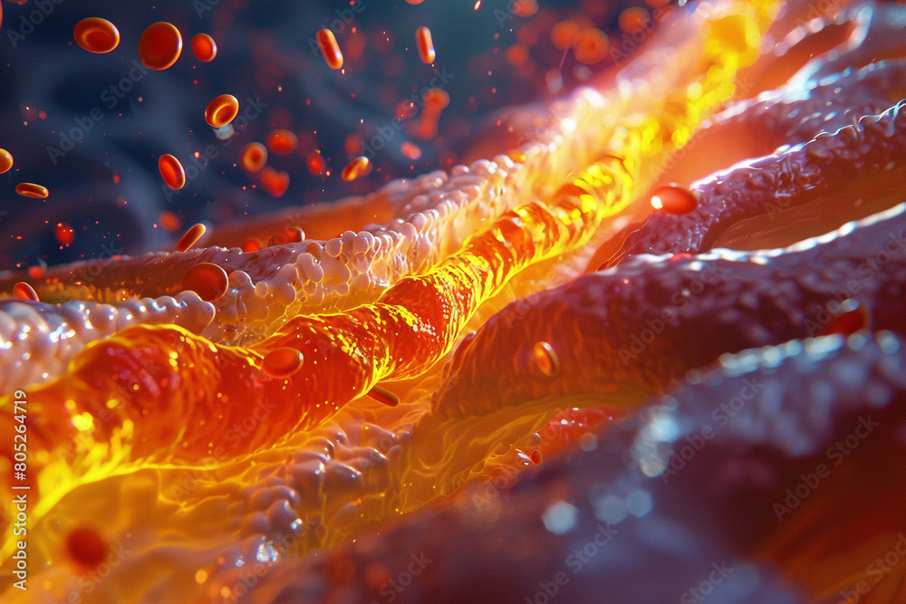 Real-time 3D simulation of the process where high levels of LDL ...