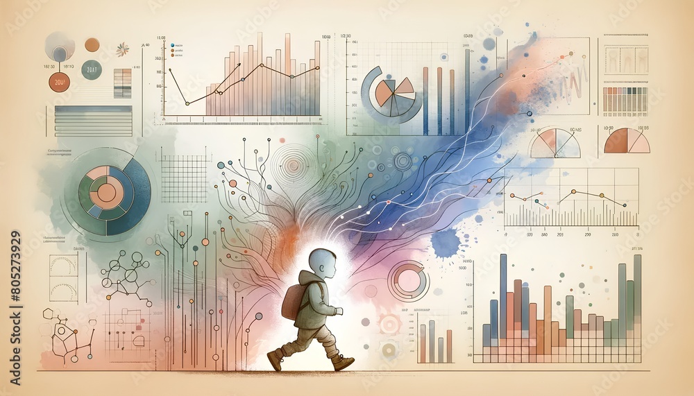 Growth stages of children, highlighting their physical, emotional, and ...