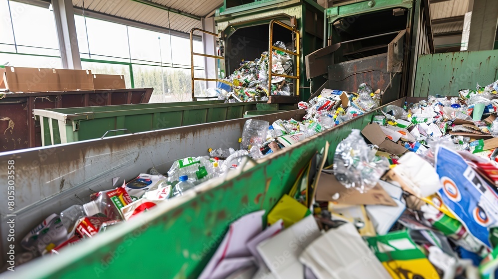 Recycling and Waste Management - Pictures depicting recycling bins ...