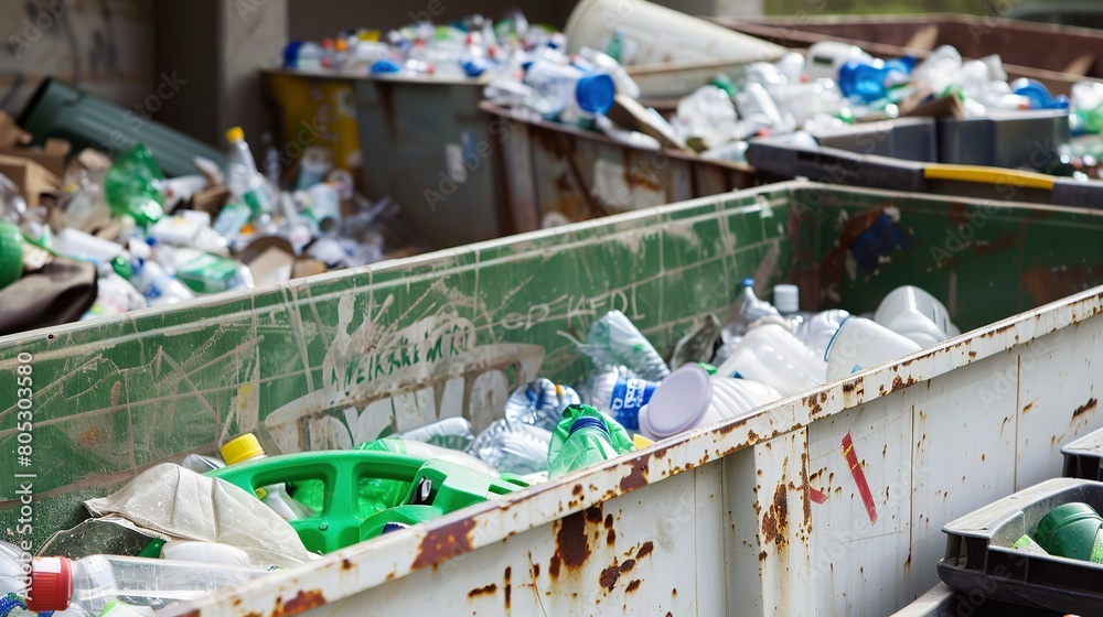 Recycling and Waste Management - Pictures depicting recycling bins ...