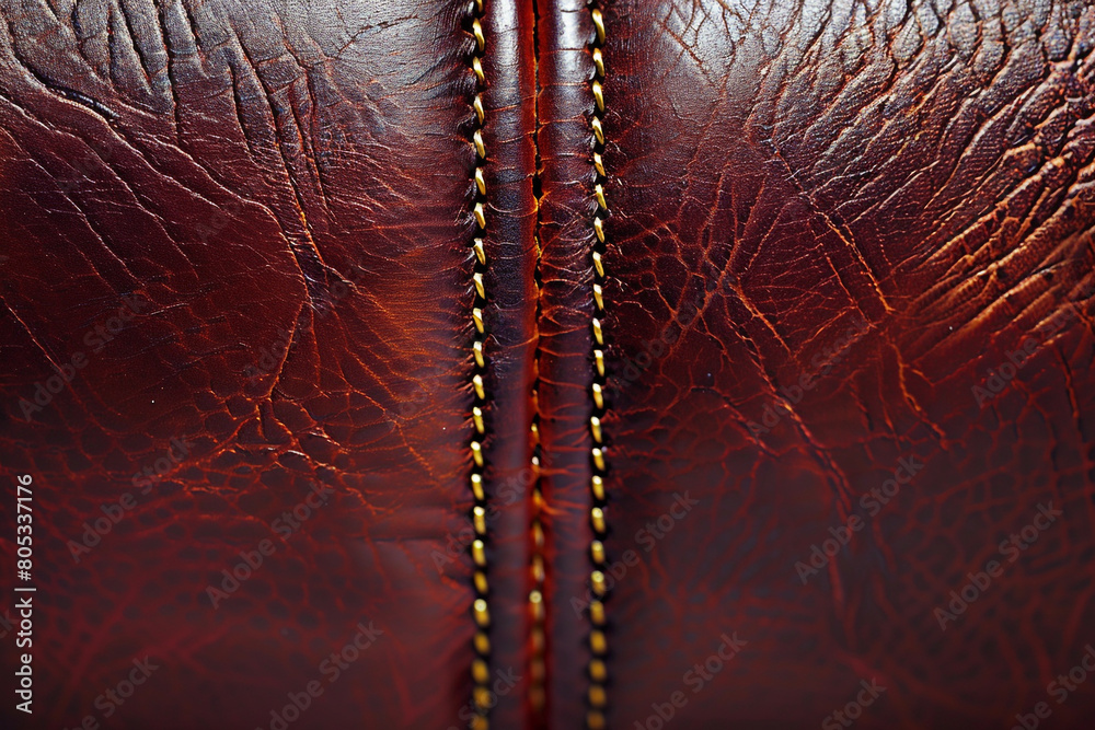 A sophisticated background with a rich leather texture in burgundy ...