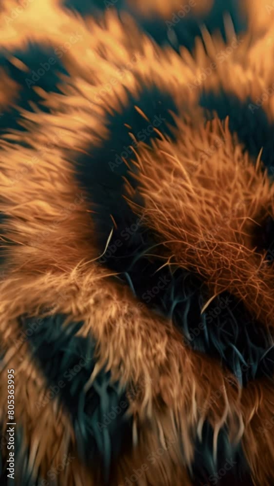 Vertical Leopard skin background texture effect. Leopard print motion ...