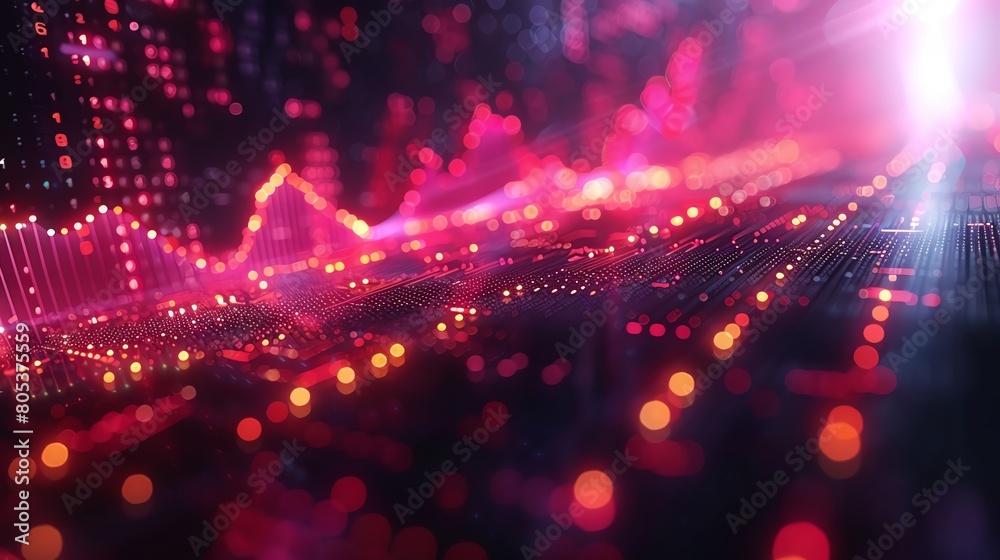 Clean design of a line chart comparing historical data with future ...