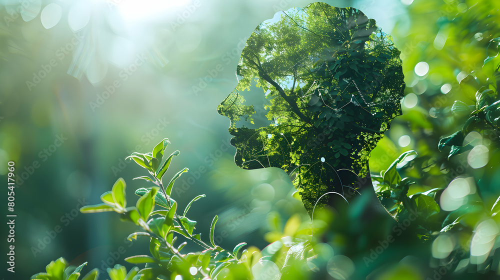 Man Double Exposure with Eco Evolution in Business: A Timeline of Green ...