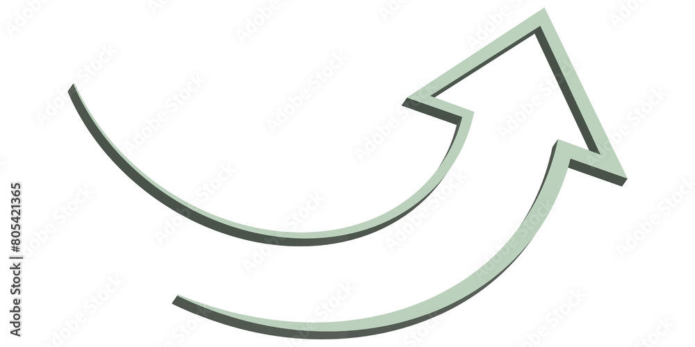 3d arrows with PNG format, repeat arrow icon, roundabout symbol, curve ...