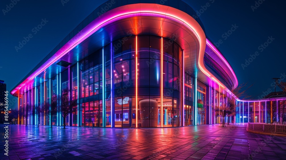 Sport Complex Architectural Design: A photo highlighting the ...