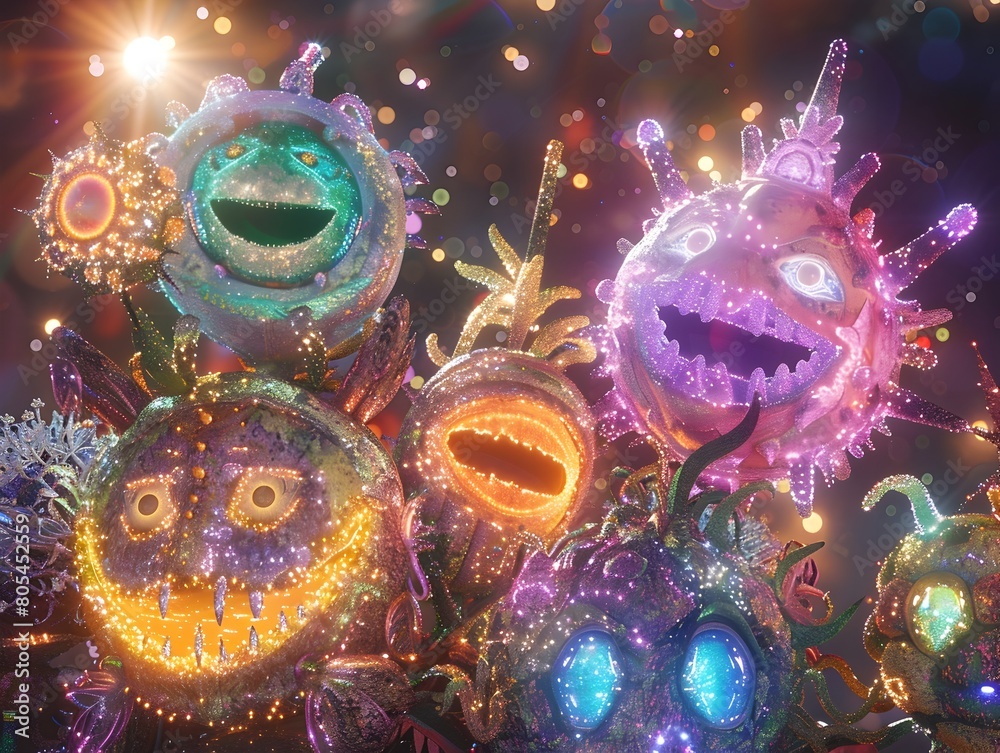 Celestial Communion A Dazzling Cosmic Gathering of Deities and Entities ...