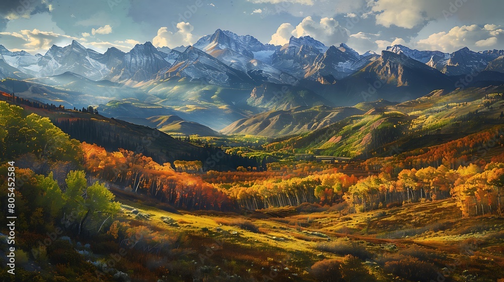 From the valley floor to the highest peak, nature's handiwork unfolds ...