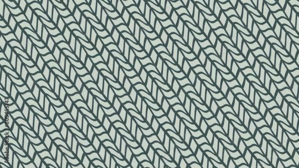 The image is of a repeating pattern of interlocking curved shapes that ...