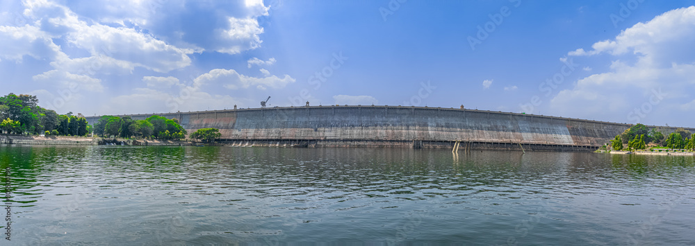 Krishna Raja Sagara dam or KRS dam is the Gravity dam across the Kaveri ...
