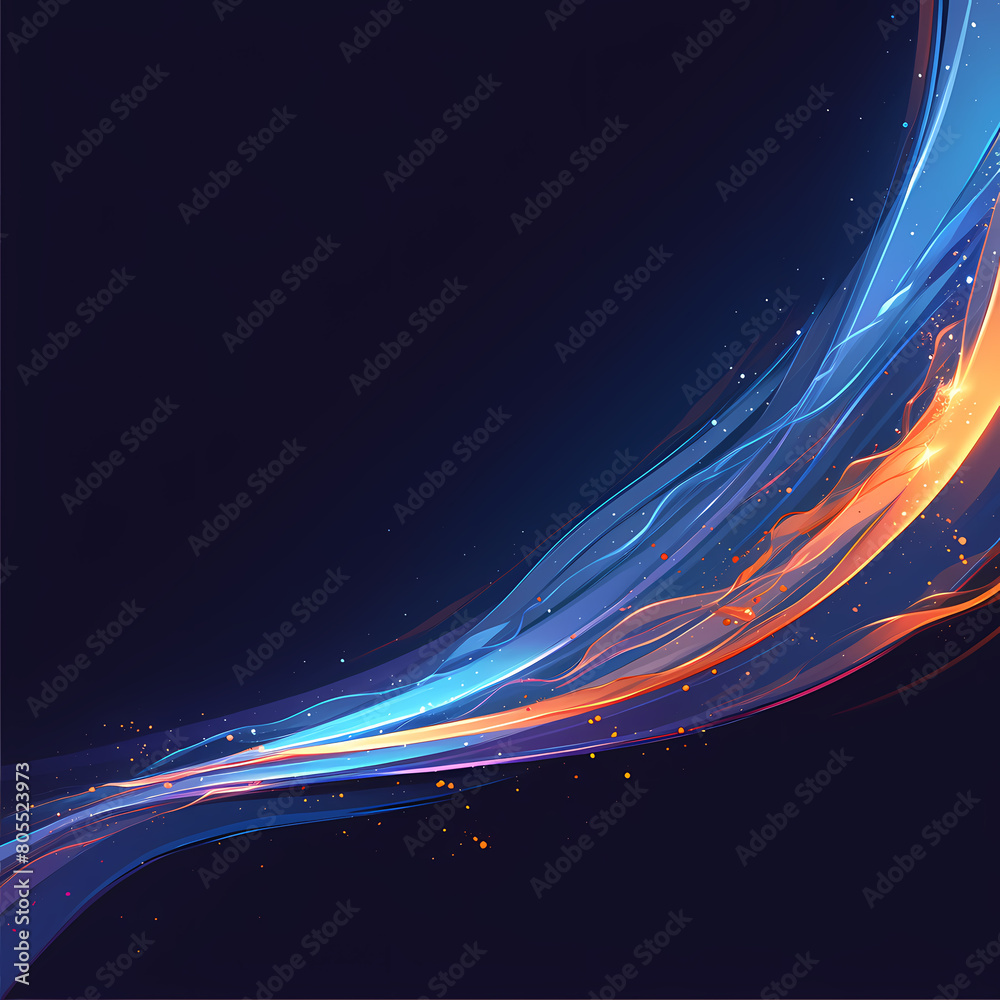 Spectacular Color-Graded Abstract Design for Dynamic Graphics and ...