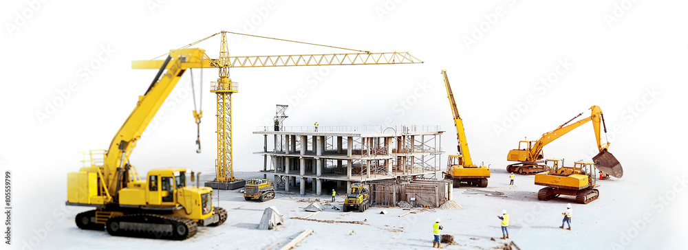 multifloor residential building housing project for under construction ...