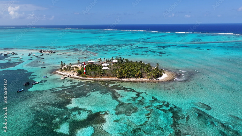 San Andres Aquarium At San Andres In Caribbean Island Colombia ...