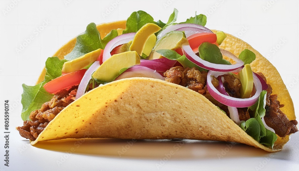 tacos design elements isolated on transparent background a graphic ...