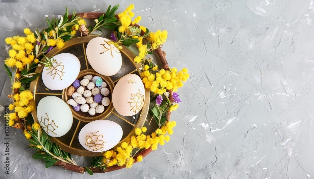 wiccan altar for spring ostara sabbath wheel of the year with flowers ...