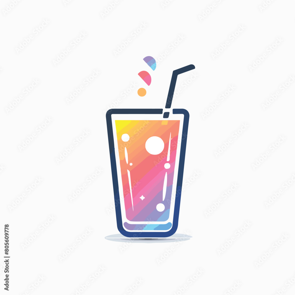 Soft drink in cartoon, doodle style. Image for t-shirt, web, mobile ...