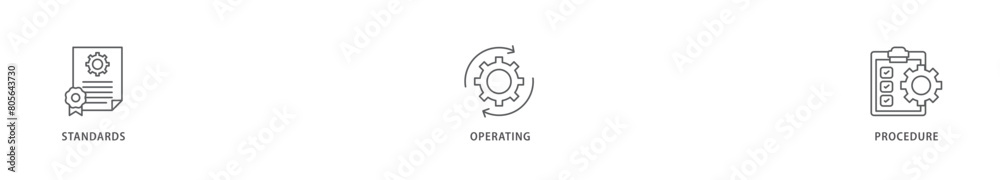 SOP icon packs for your design digital and printing of instruction ...