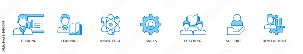 Capacity building icon packs for your design digital and printing of ...