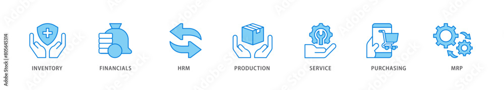 ERP icon packs for your design digital and printing of inventory ...