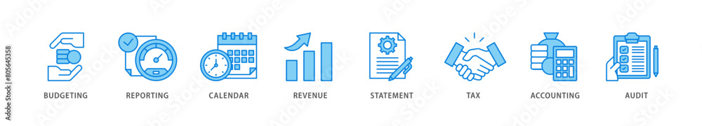 Fiscal year icon packs for your design digital and printing of ...