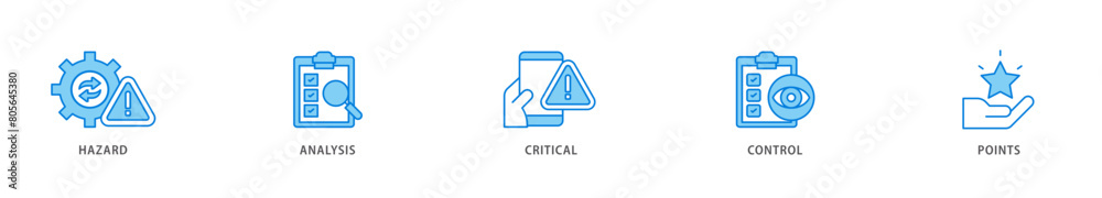 HACCP icon packs for your design digital and printing of hazard ...