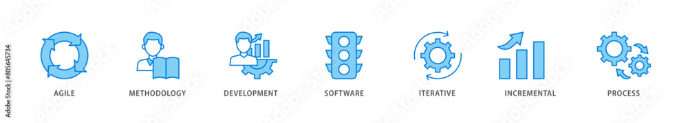 Scrum development icon packs for your design digital and printing of ...