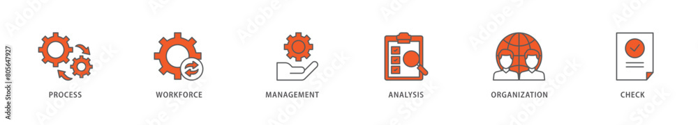 Total quality management icon packs for your design digital and ...