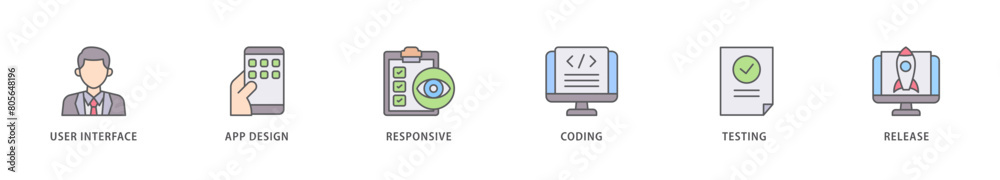 App development icon packs for your design digital and printing of ...