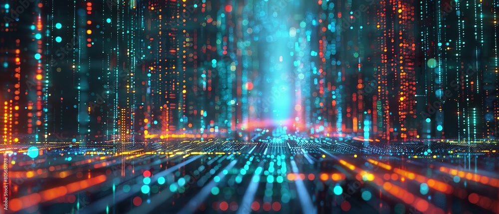 ภาพประกอบสต็อก Data center rack server on server room, server room ...